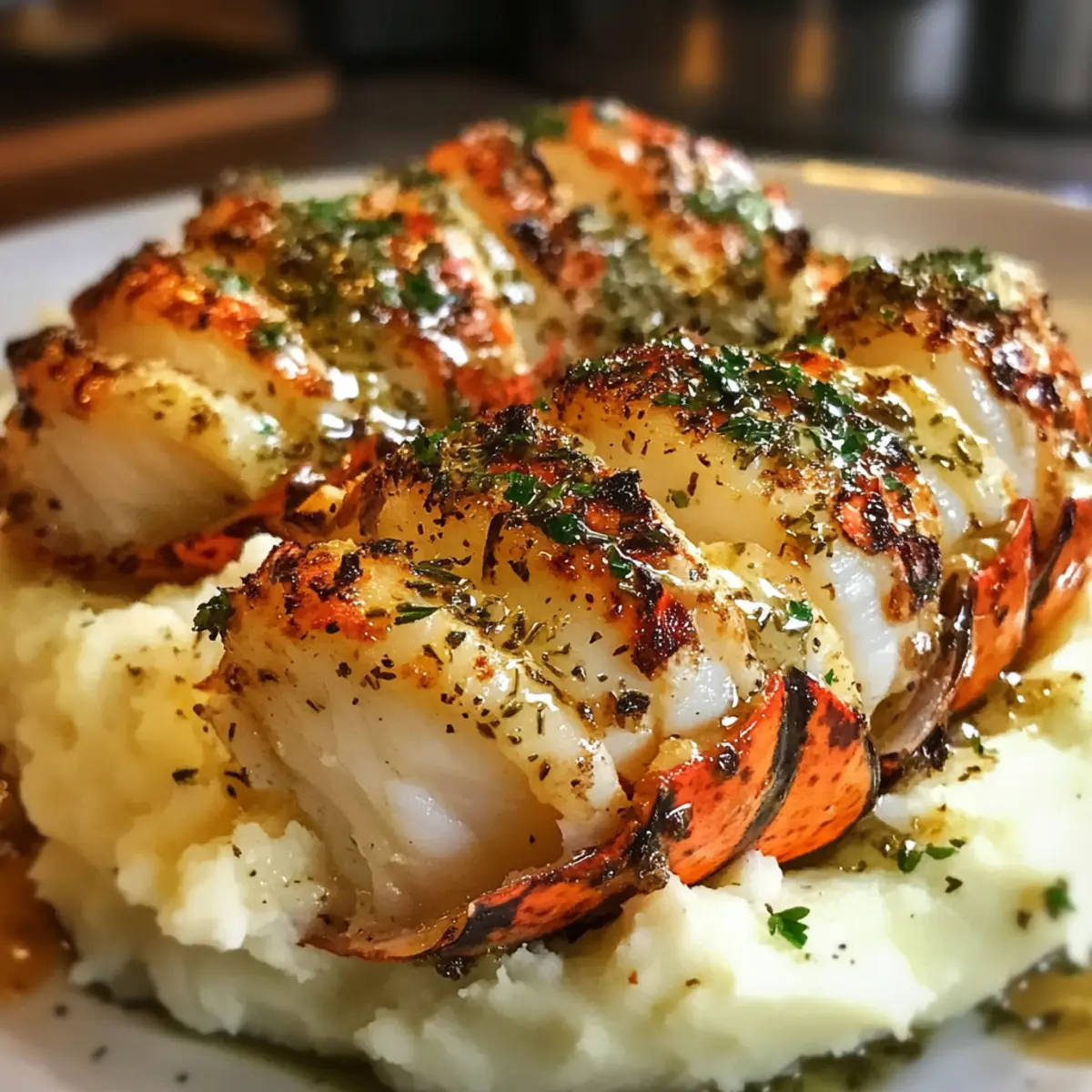 Ultimate Baked Lobster Tails with Garlic Herb Butter & Delicious Mash