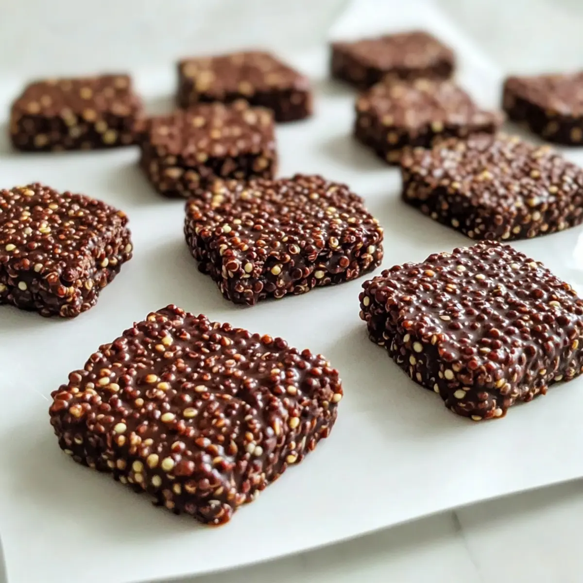 Irresistible Dark Chocolate Quinoa Crisps for Guilt-Free Snacking