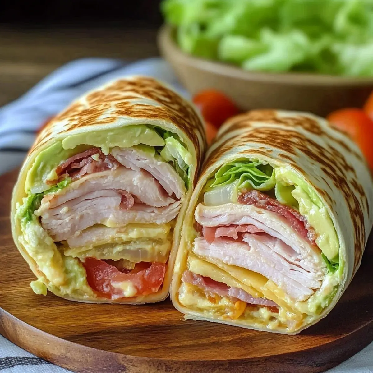 California Turkey Club Wrap: Easy, Delicious & Customizable!