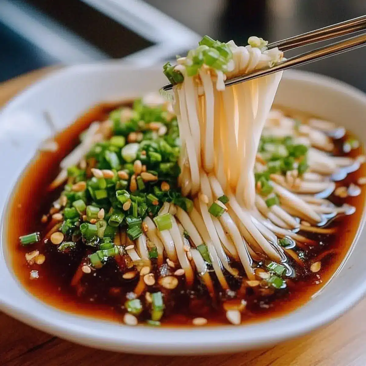 Irresistible Enoki Mushrooms with Garlic & Scallion Sauce