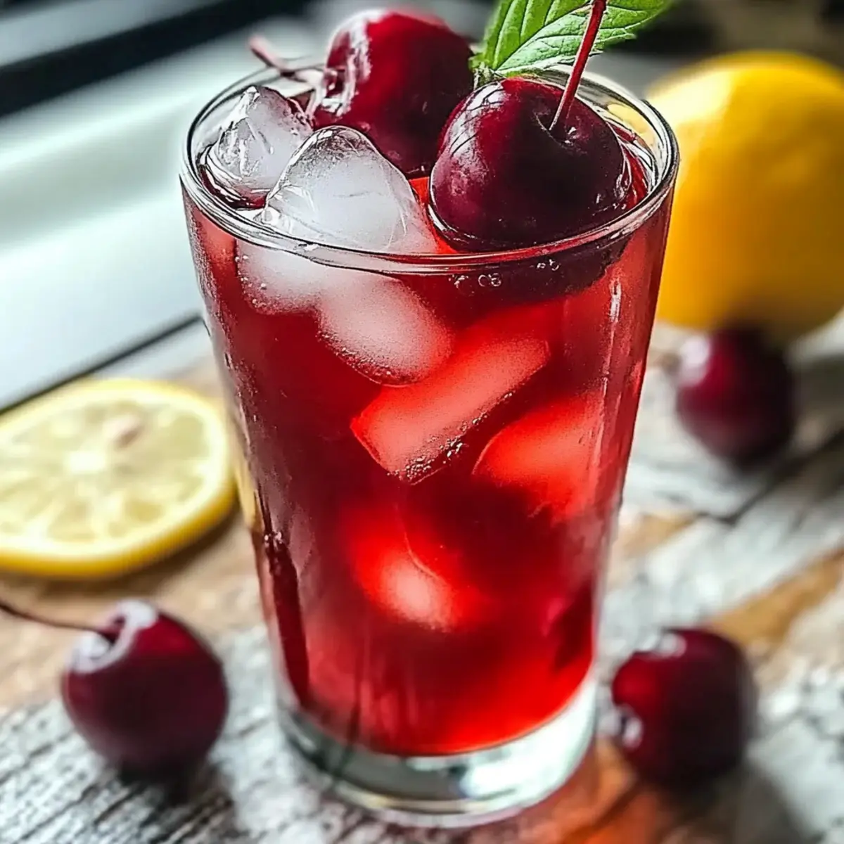 Irresistible Cherry Iced Tea – A Refreshing Summer Sip
