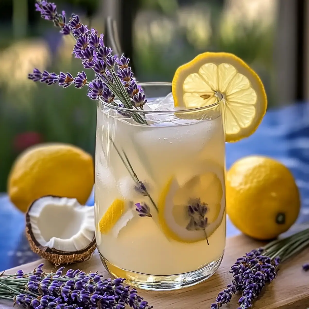 Coconut Lavender Lemonade: Irresistible Refreshing Mocktail